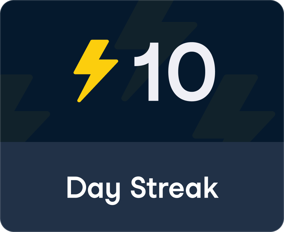 I just reached 10 days of learning on DataCamp 💪