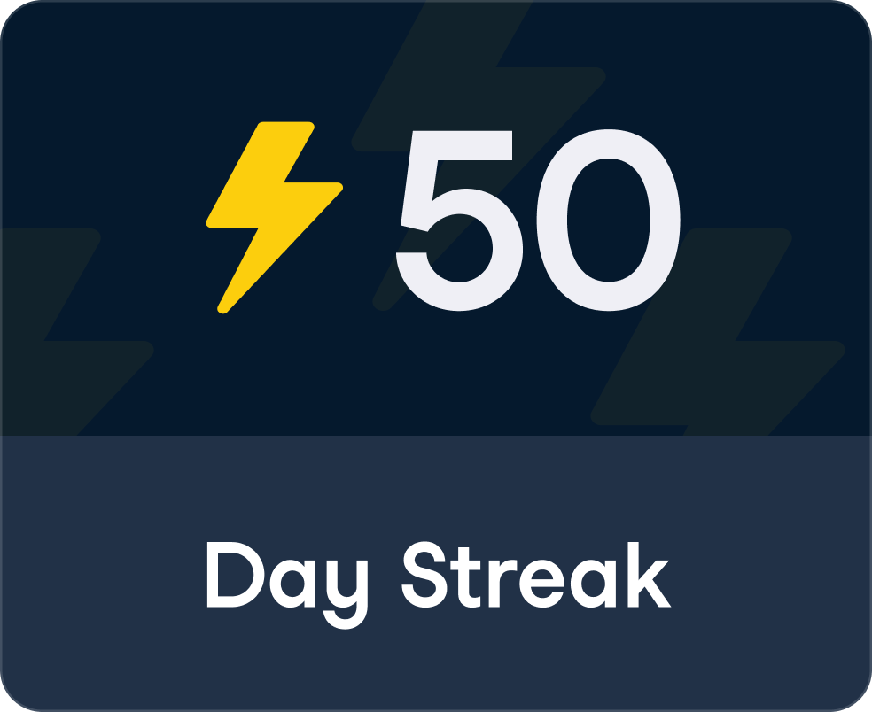 I just reached 50 days of learning on DataCamp 馃挭 I just reached 50 days of learning on DataCamp 馃挭
